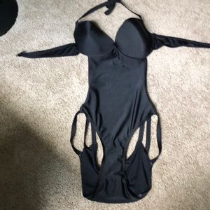 Swim | Nwot One Piece String Swim Suit | Poshmark